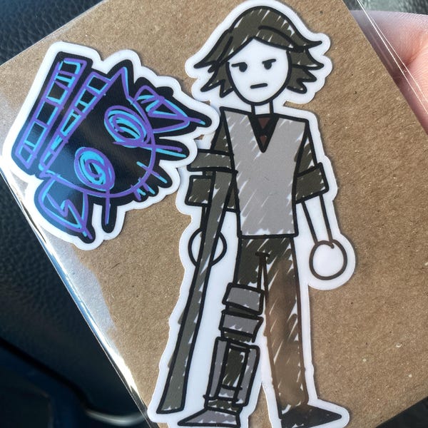 Viktor Scribble Sticker - Arcane - Etsy