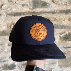 Custom Logo Leather Patch Hat Personalized Logo Hat Company - Etsy