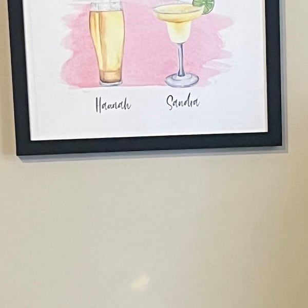 Custom Roommates Drinks Sign | Best Friend Christmas Gift | Sisters ...