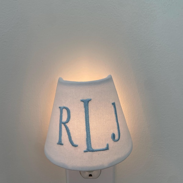 MADE TO ORDER Andrew Monogrammed Night Light (other Colors Available ...