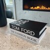 Tom Ford Book Box: Coffee Table Decor, Black Storage Book (11x7x2 ...