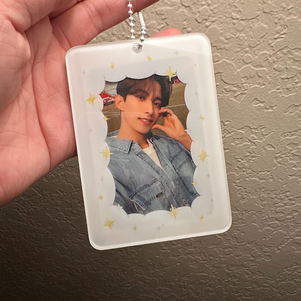 Kpop Acrylic Photocard Holder | Stray Kids Skzoo Skz Clear Pc Holder ...