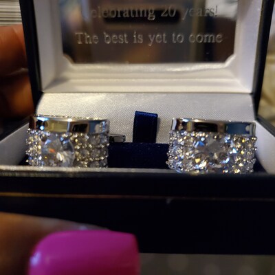 Swarovski Cufflinks Personalised Cufflinks Crystal Cufflinks Gem Stone ...