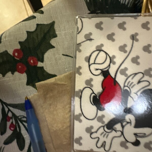 Checkbook Cover Mickey Mouse - Etsy