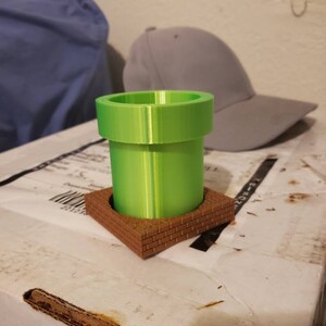 Super Mario Warp Tube Planter 3D Printed - Etsy