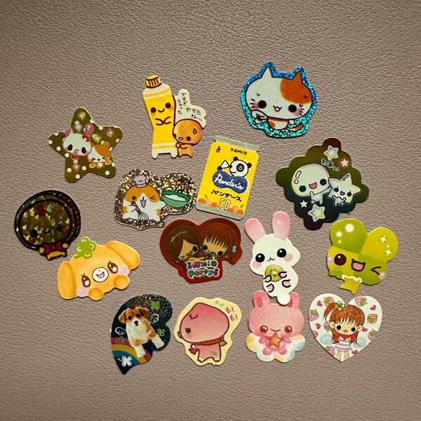 Rare 71-piece Kawaii animal House Themed Japanese Sticker Flake Pack by ...