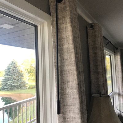 Iron Baton Hand Made, Wrought Iron Drapery Baton, Modern Drapery Iron ...