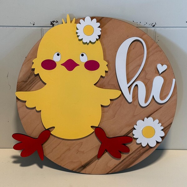 Hello Spring Wood Round Sign SVG, Wildflowers Door Hanger SVG ...