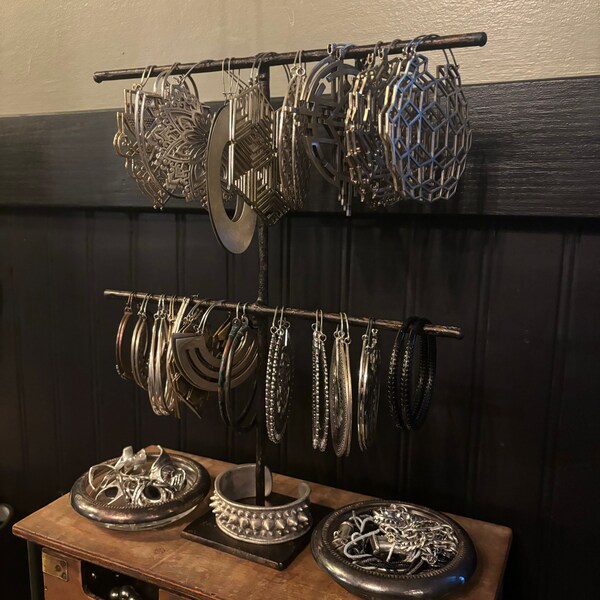 Curtain Rod Drapery Hardware - Rustic Forged Solid Artisan Steel ...