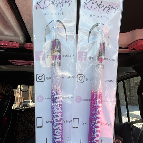 CNA Personalized Glitter Pen - Etsy