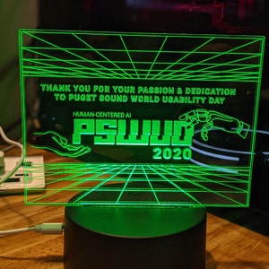 Custom LED Acrylic Light LED Sign LED Lamp Drawing From Photo - Etsy