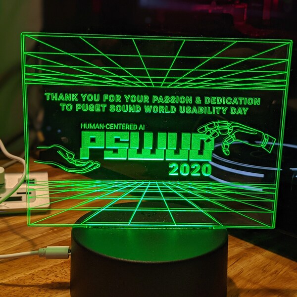 Custom LED Acrylic Light | LED Sign | LED Lamp | Drawing From Photo - Etsy