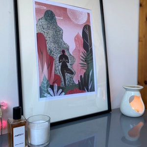 12 X 12 Inch Wall Art Illustration Print You Brighten My - Etsy