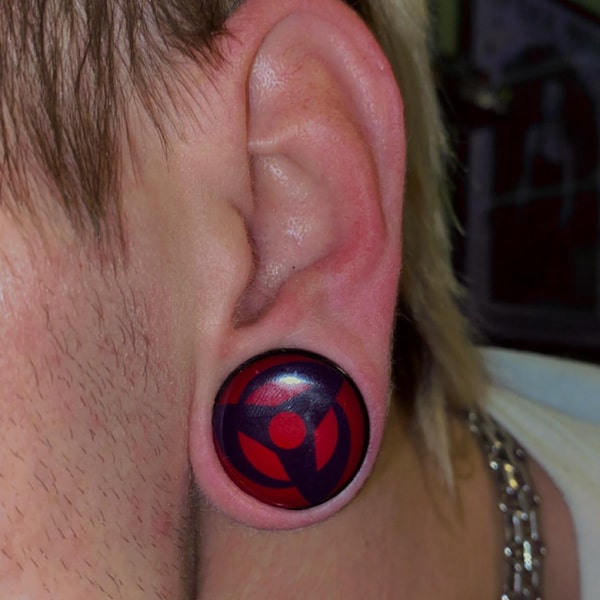 Pair of Skull Ear Plugs Gauges (buy 2 Pairs, Get 1 Pair Free!) 18g, 16g ...