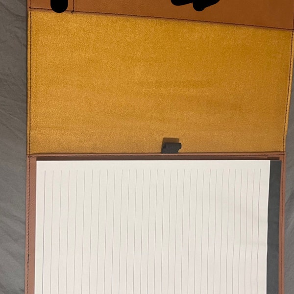 Leather Portfolio, Leather Padfolio, Personalized Leather Portfolio ...
