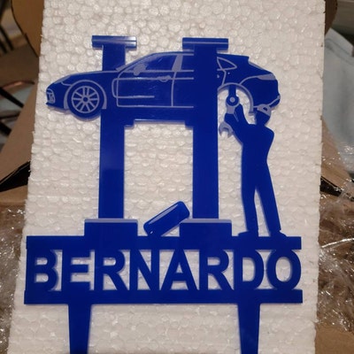 Mechanic Birthday Cake Topper,auto Mechanic Gift Topper Birthday ...
