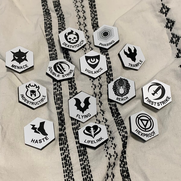 Magic the Gathering (mtg) Counters - 13 Pieces | Plastic | Laser ...