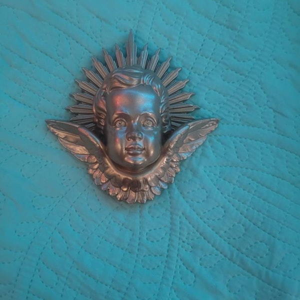 Fervour Winged Sacred Heart Plaque | Gothic Wall Plaque | Gothic Home ...