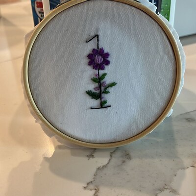 Numbers Embroidery Designs Stick and Stitch Embroidery Floral Number ...