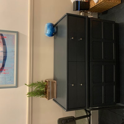 Mid Century Nathan Corner Drinks Cabinet With Lights, in Black - Etsy