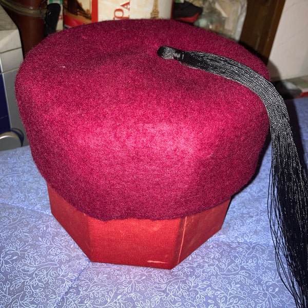 Turkish Ottoman Hat, Fez, Moroccan Tarbouche, Authentic Ottoman Turkish ...