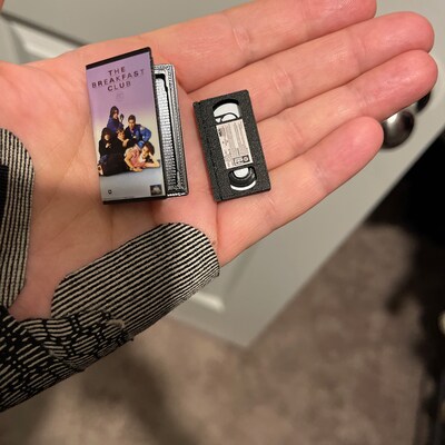 Mini 1:6 VHS A-J Titles Tapes Choose the Movie Retro Miniatures 80's ...