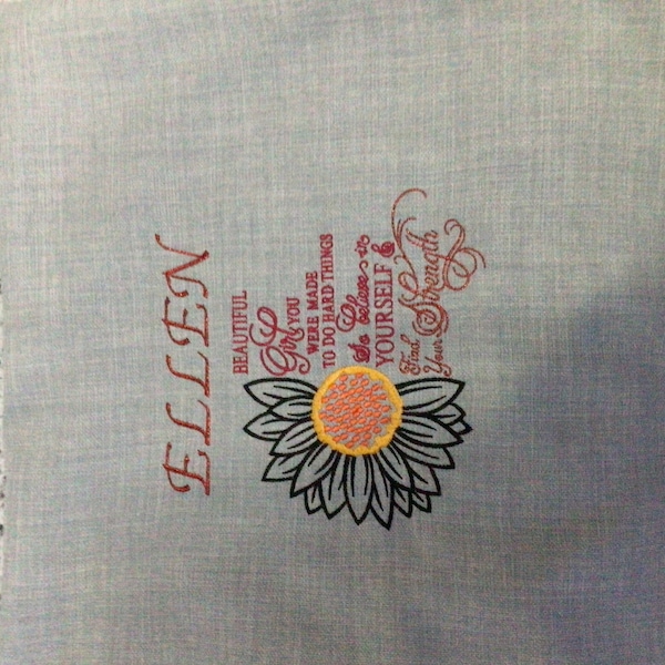 Find Your Strength Embroidery Pattern Inspirational Embroidery Designs ...