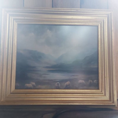 Stained Glass Window Cottagecore Wall Art, Victorian Decor, Dark ...