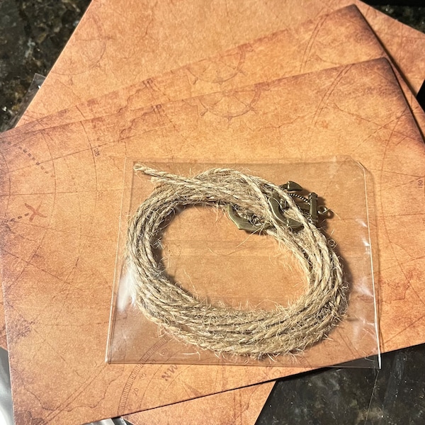 Vintage Envelope Letter Packs, Antique Style Blank Letter With Hemp ...