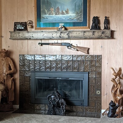 Gun Rack Shotgun Hooks Rifle Hangers Archery Bow Felt Lined Wall Mount ...