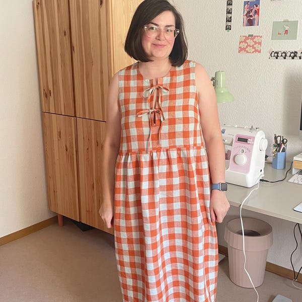 Syd Tie Top PDF Sewing Pattern Size Inclusive 0-34 Beginner Friendly ...