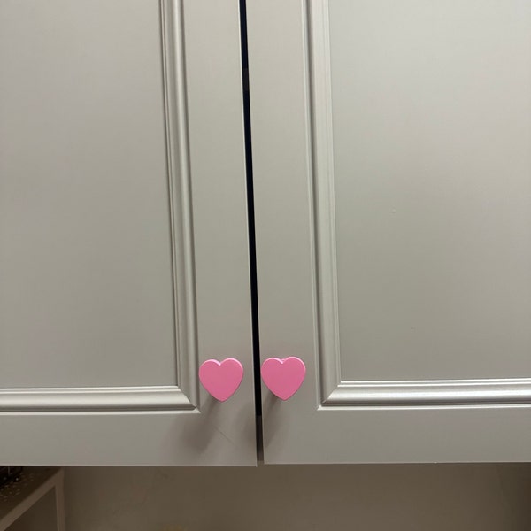 Heart-shaped Knobs Dresser Knobs Handles Drawer Pulls Handles Unique Knobs Cabinet Knobs Pull ...