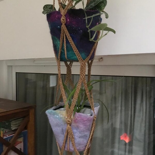 Space Felt Picture Textile Art, Nebula Galaxy, Colourful Stars ...