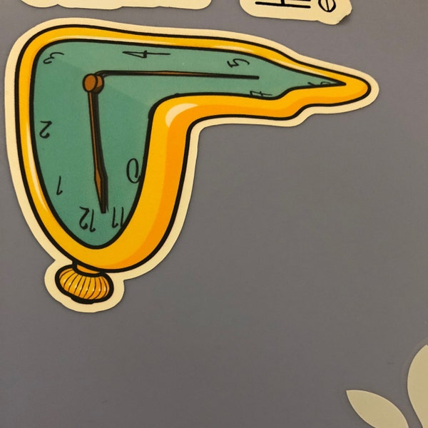 Melting Clock Printable Design - Etsy