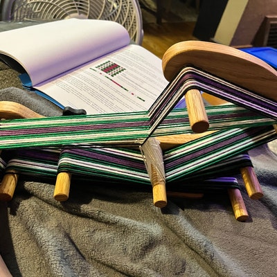 Loom-the Minstrel Inkle Small Travel Sized Weaving Loom-makes 5 Foot ...