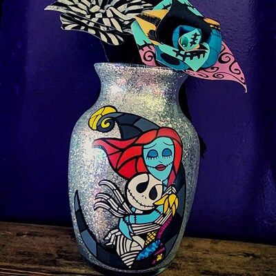 Nightmare Flowers, Jack and Sally Rose, Halloween Flowers, Unique ...