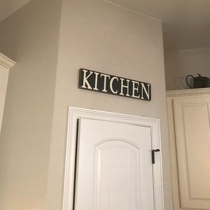 Rustic Kitchen Sign. Rustic Kitchen Decor. Choose Your Own Colors Farm ...