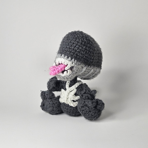 Crochet PATTERN Lil'xeno | Cute and Little Scary Amigurumi Alien From ...