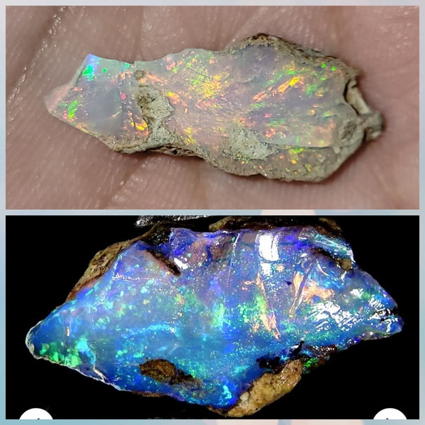 Opal Rough, Ethiopian Opal Raw, Loose Gemstone Opal Rough, Opal Crystal ...