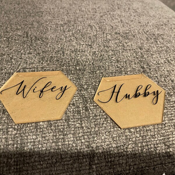 Acrylic Table Sign With Stand- Bar Sign, Wedding Sign, Event Signs - Etsy