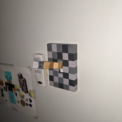 Lever Light Switch Minecraft Style for Boys or Girls Bedroom Bathroom ...