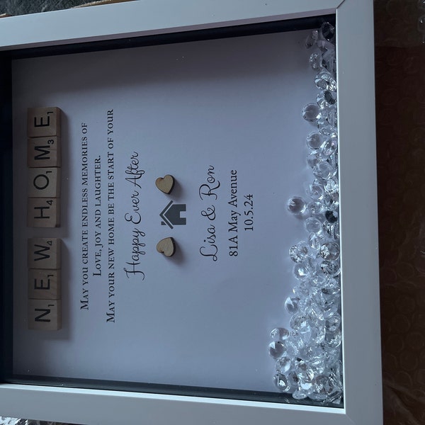 Personalised New Home First Home Gift. New Home Frame. First Home Frame ...