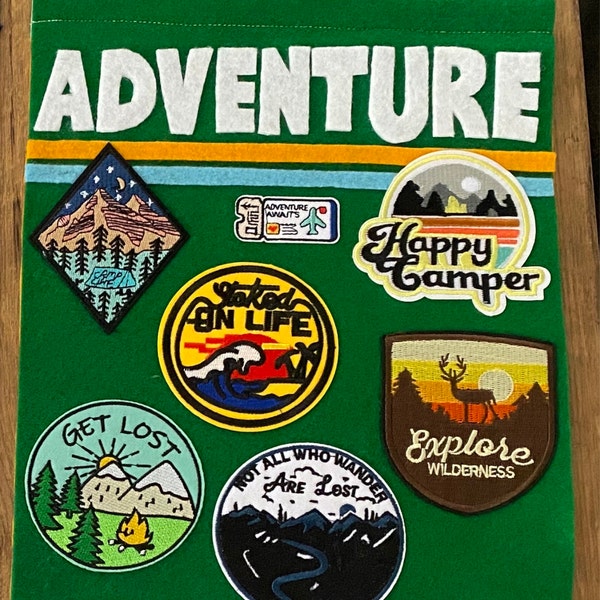 Traveller Patches, Camping, Wild, Embroidered Sew on / Iron On ...
