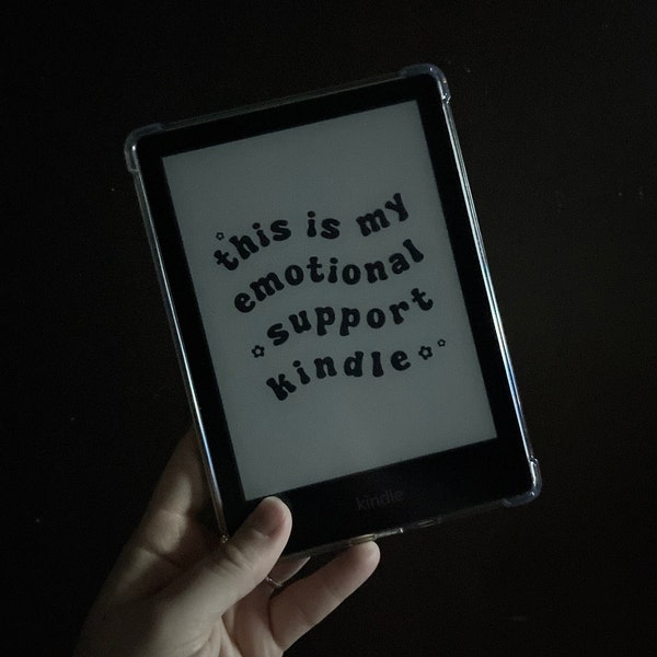 Full Screen EPUB Kindle Lock Screen - Emotional Support Kindle (kindle ...