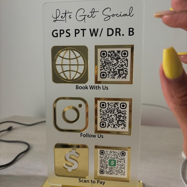 Virtual Tip Jar Sign - Mini QR Code Sign - Feeling Tipsy? - Frosted ...