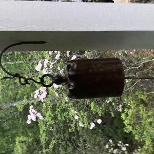 Hand Forged Dinner Bell Triangle, Dinner Bell, Triangle Gong, Triangle ...