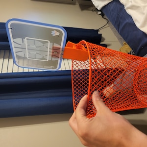 Pink Player Bunny Rabbit Trash Can Hot Pink Bathroom Decor - Etsy