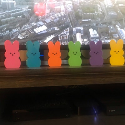 Set of Colorful Peeps - Etsy