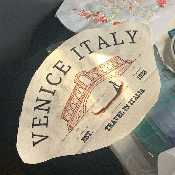 Venice Italy Embroidery Design, Machine Embroidery, Vintage Embroider ...