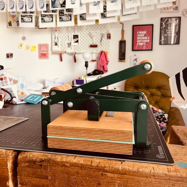 Popular A4 Size Linocut Printing Press Portable Lino Press Machine With ...